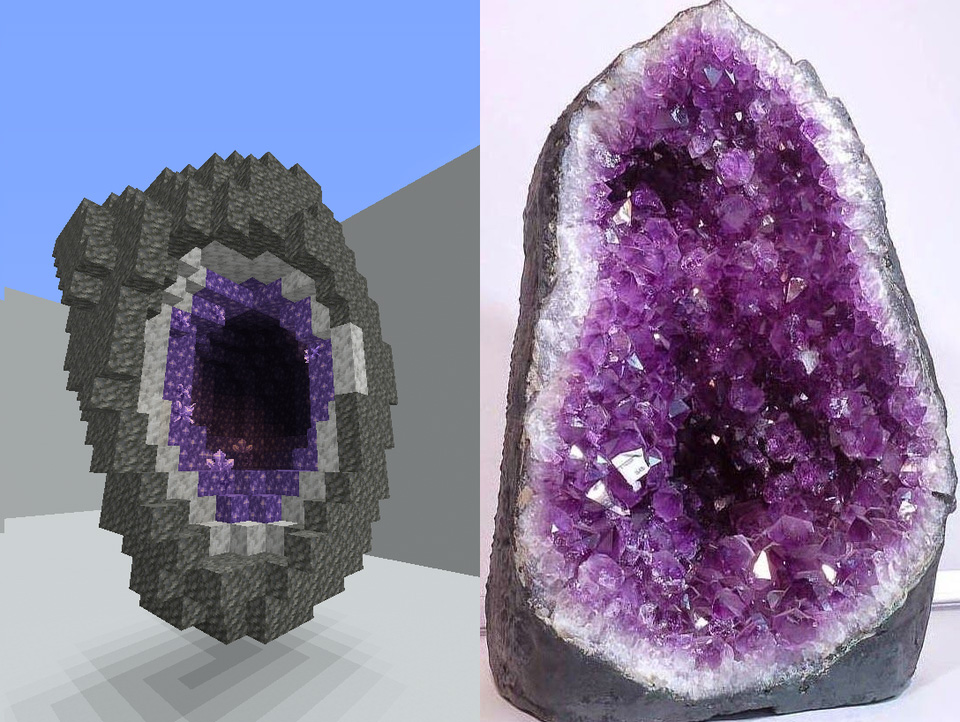 В Minecraft добавили аметистовые жеоды, и теперь всё это нужно как-то ...
